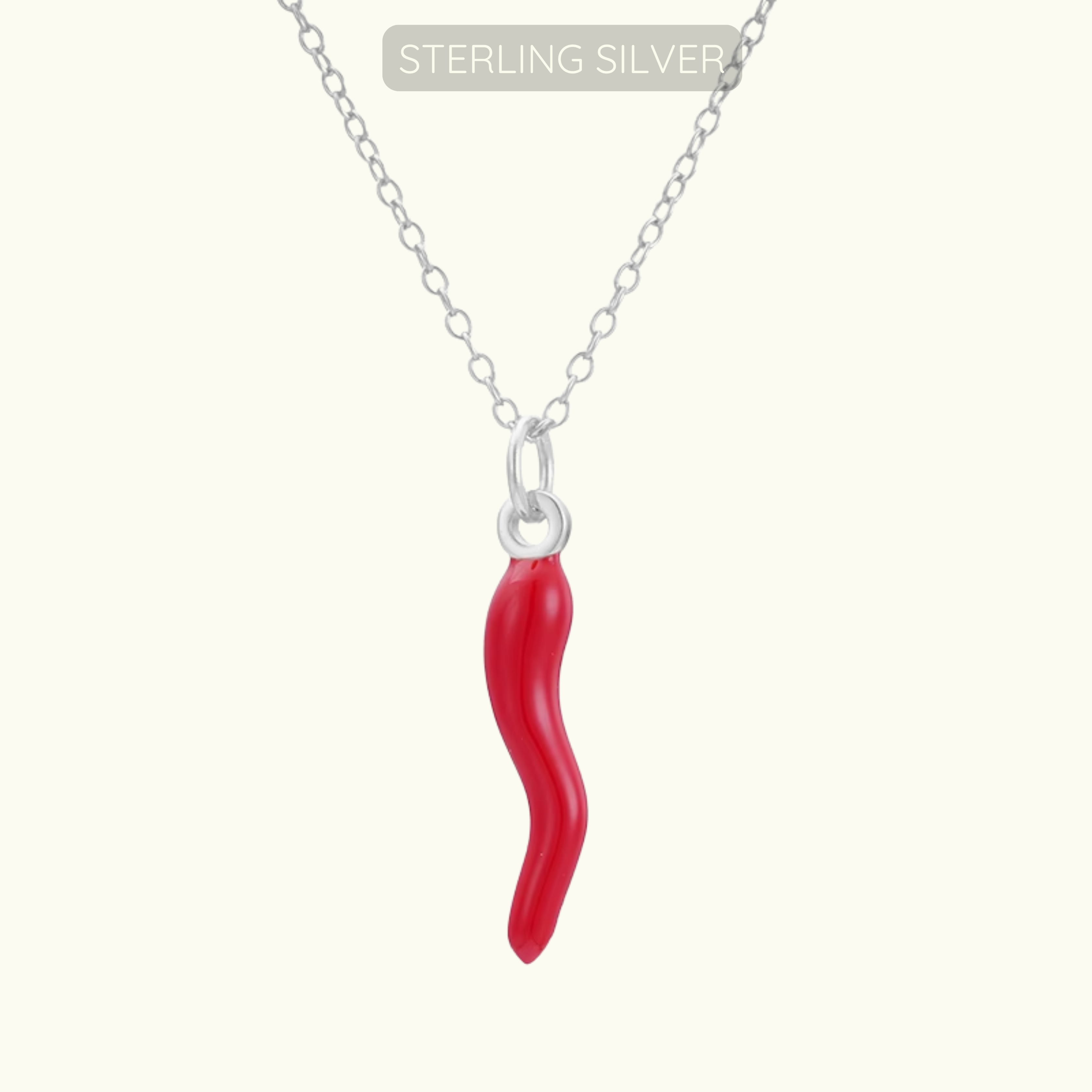 Chilli Necklace - Sterling Silver – Six Rumours